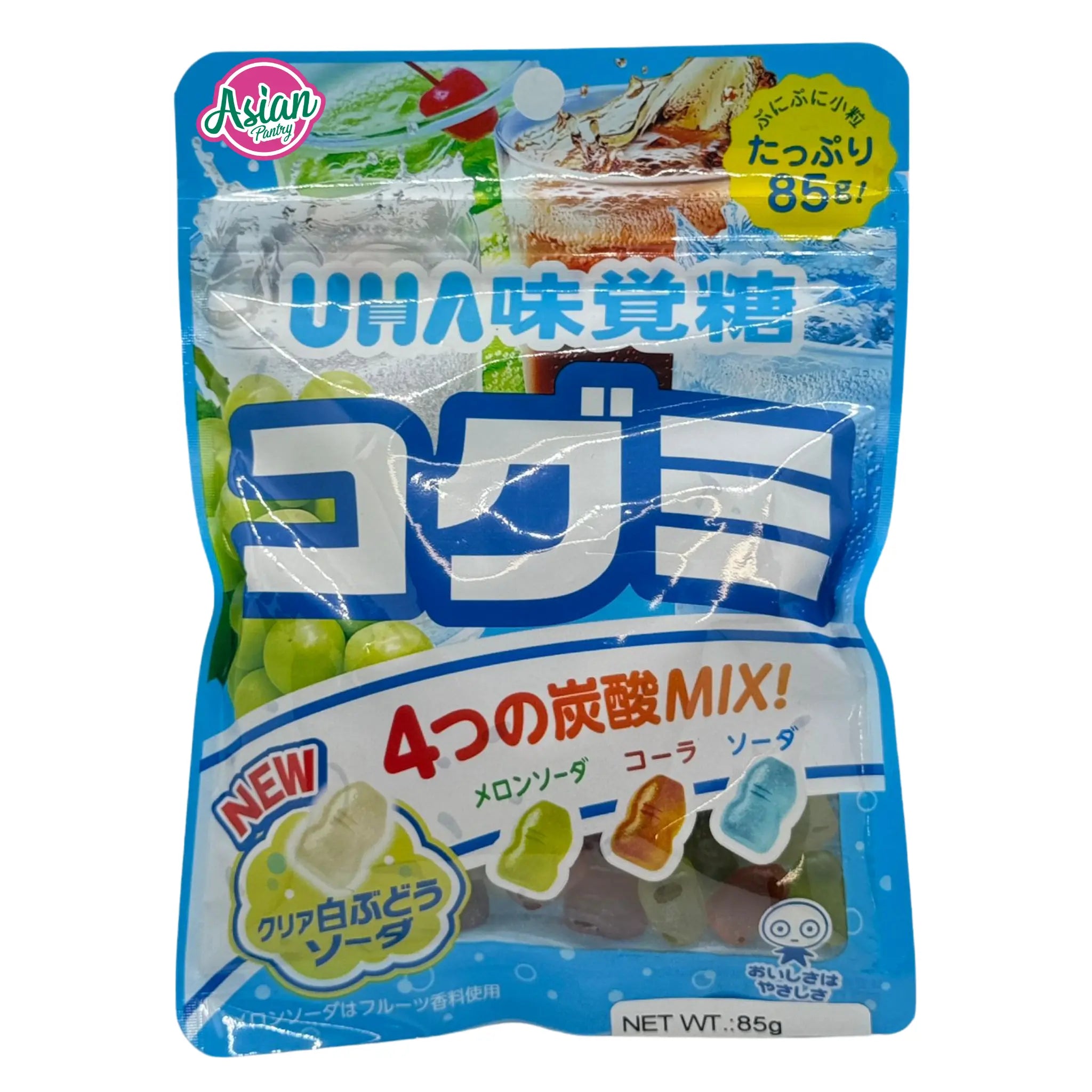 UHA Soda Assorted Gummy 85g