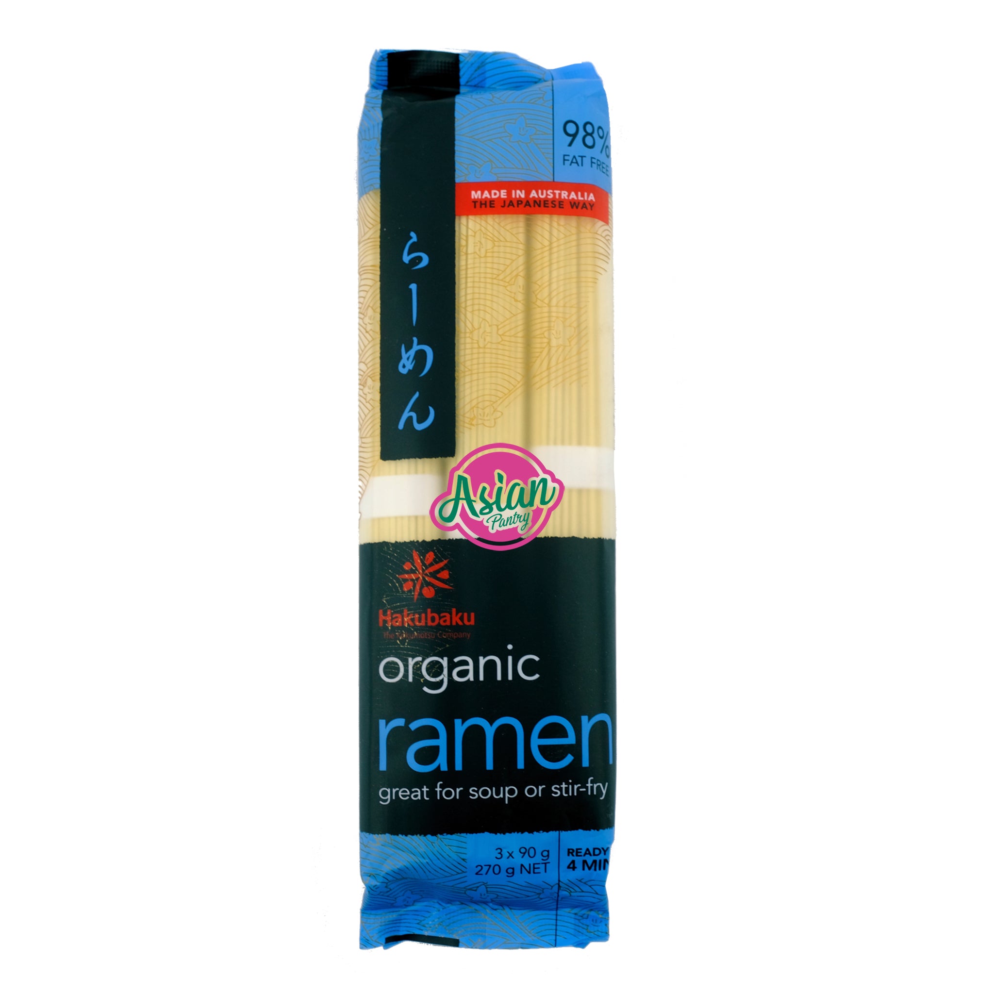 Hakubaku Organic Ramen Noodles 270g - Asian Pantry | Asian Grocery Hakubaku Organic Ramen Noodles 270g - Asian Pantry | Asian Grocery