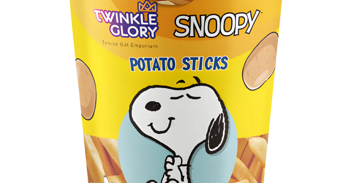 Twinkle Glory Snoopy Potato Snacks Original Flavour 50g (BBD: 28/03/20 ...