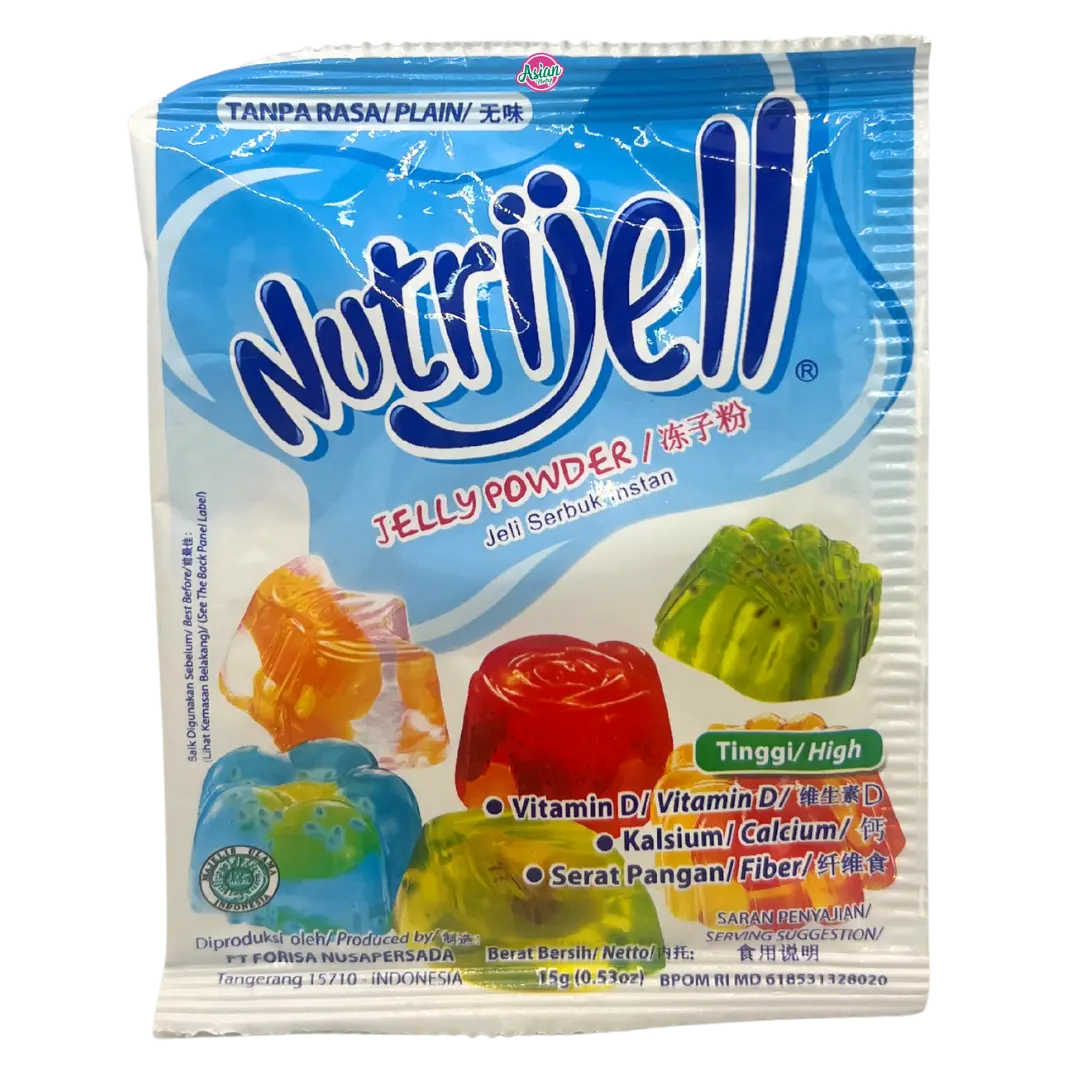 Nutrijell Jelly Powder Plain Flavour 15g – Asian Pantry
