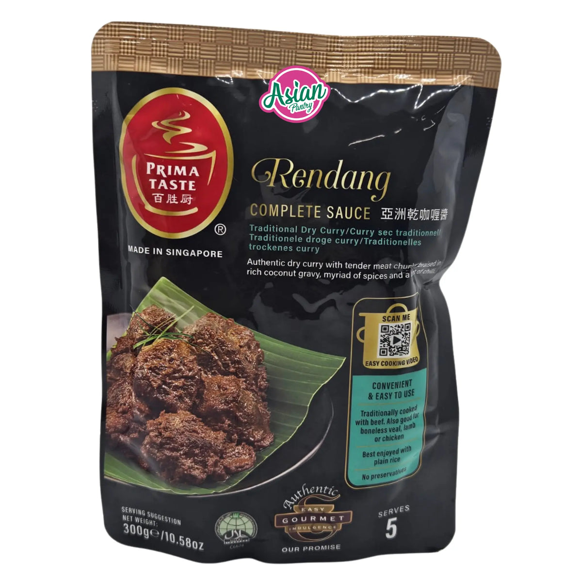 Prima Taste Rendang Complete Sauce 300g – Asian Pantry