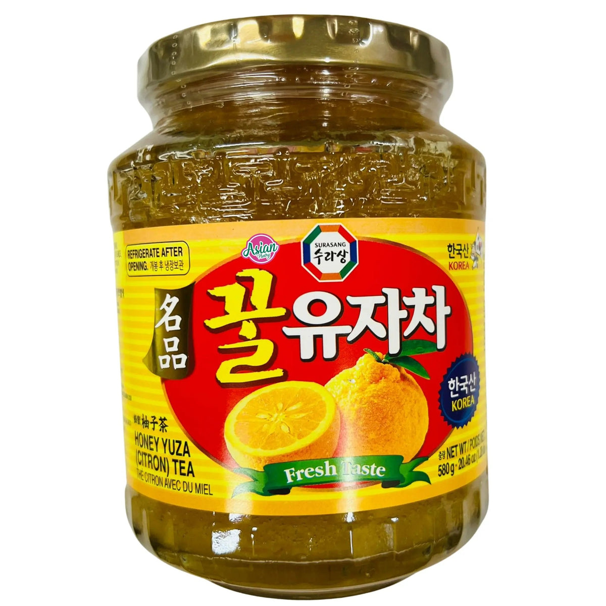 Wang Fresh Taste Honey Yuzu (Citron) Tea 580g – Asian Pantry
