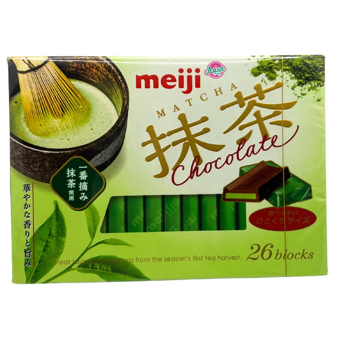 Meiji Matcha Chocolate Box 120g – Asian Pantry