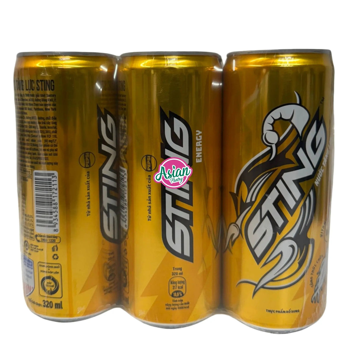 Sting Energy Drink Yellow Gold Ginseng 6pk – Asian Pantry