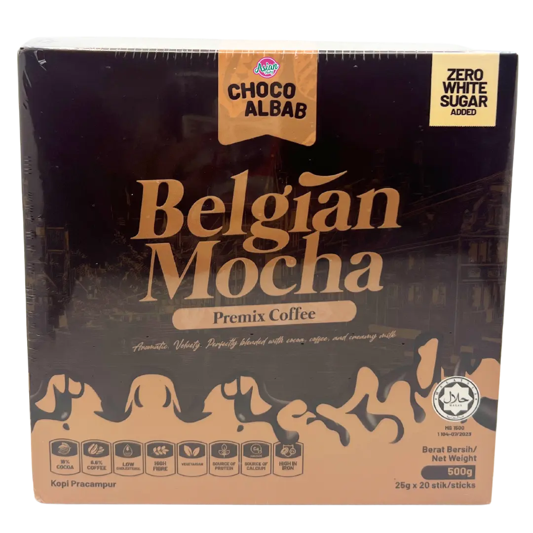 Choco Albab Belgian Mocha Drink 20 Sachets 500g – Asian Pantry