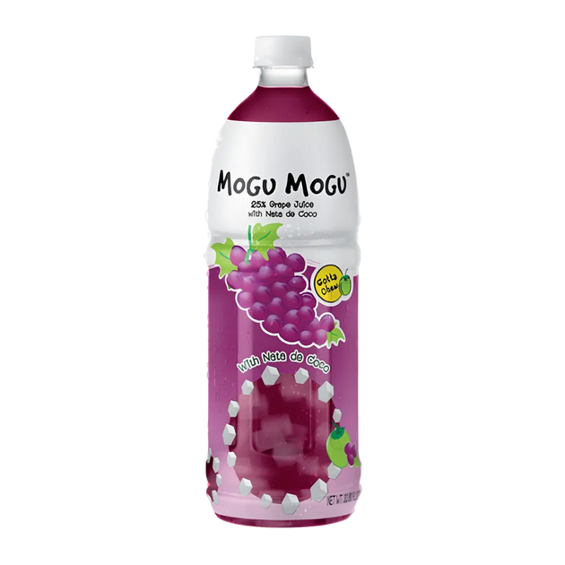 Mogu Mogu Grape Juice with Nata De Coco 1L – Asian Pantry