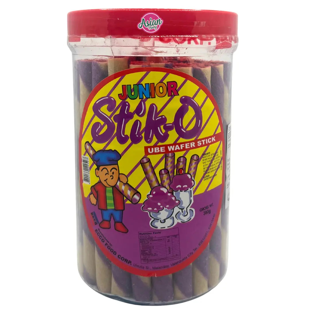 Junior Stik-O Ube Wafer Stick 380g – Asian Pantry
