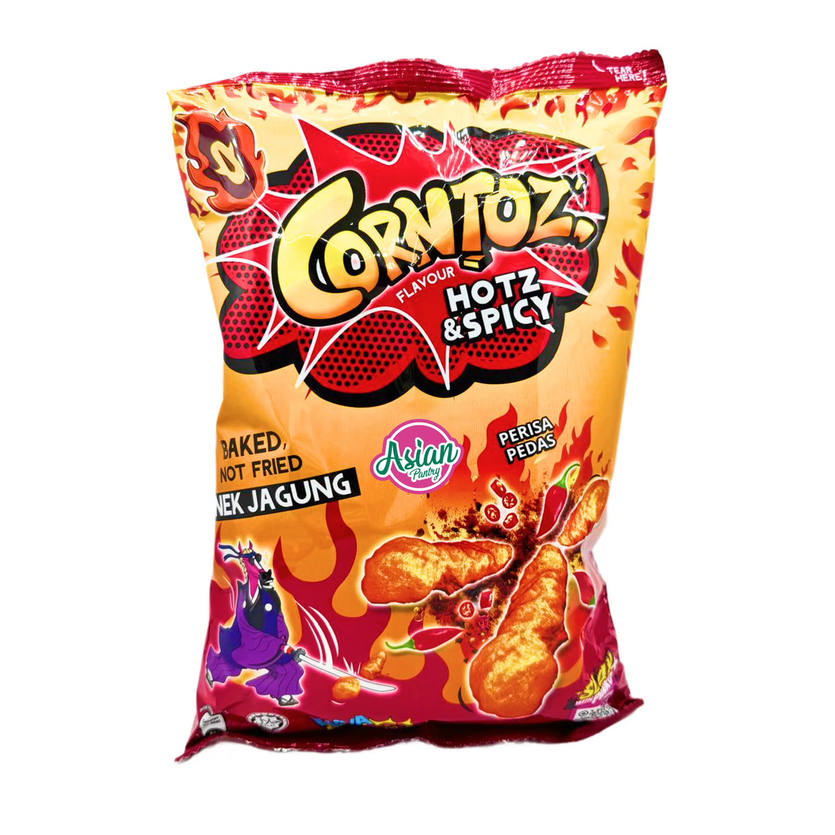 Corntoz Hotz & Spicy Flavour (Red) 100g (BBD: 05/01/2026) – Asian Pantry
