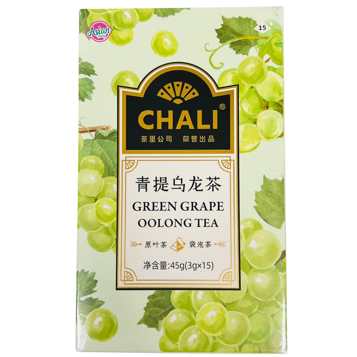 Chali Green Grape Oolong Tea 45g – Asian Pantry