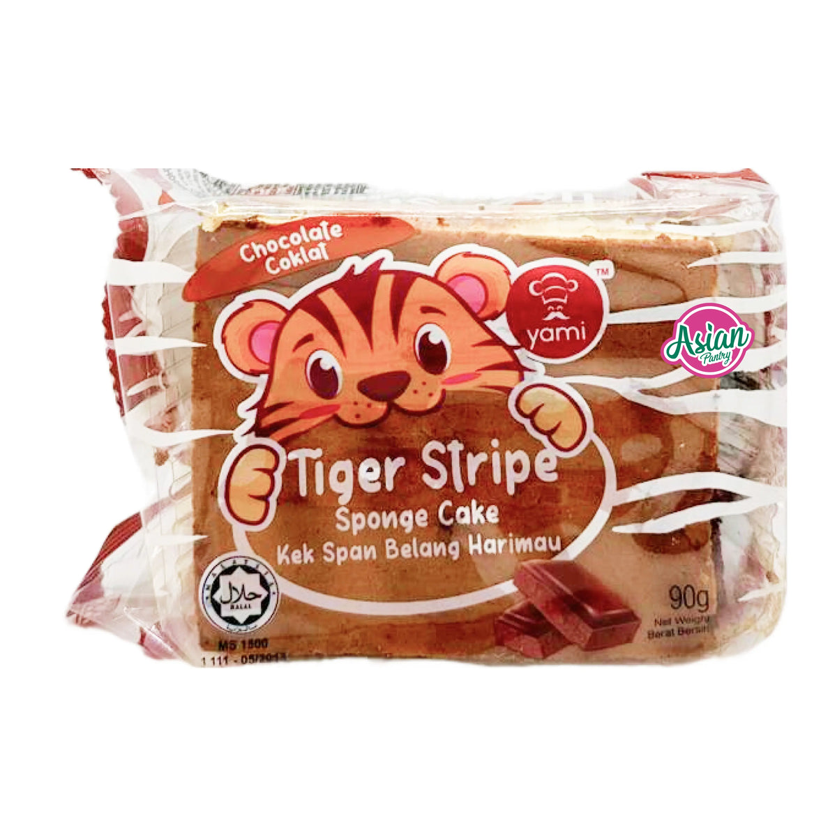 Yami Chocolate Flavour Tiger Skin Cake 90g (BBD: 29/01/2026) – Asian Pantry