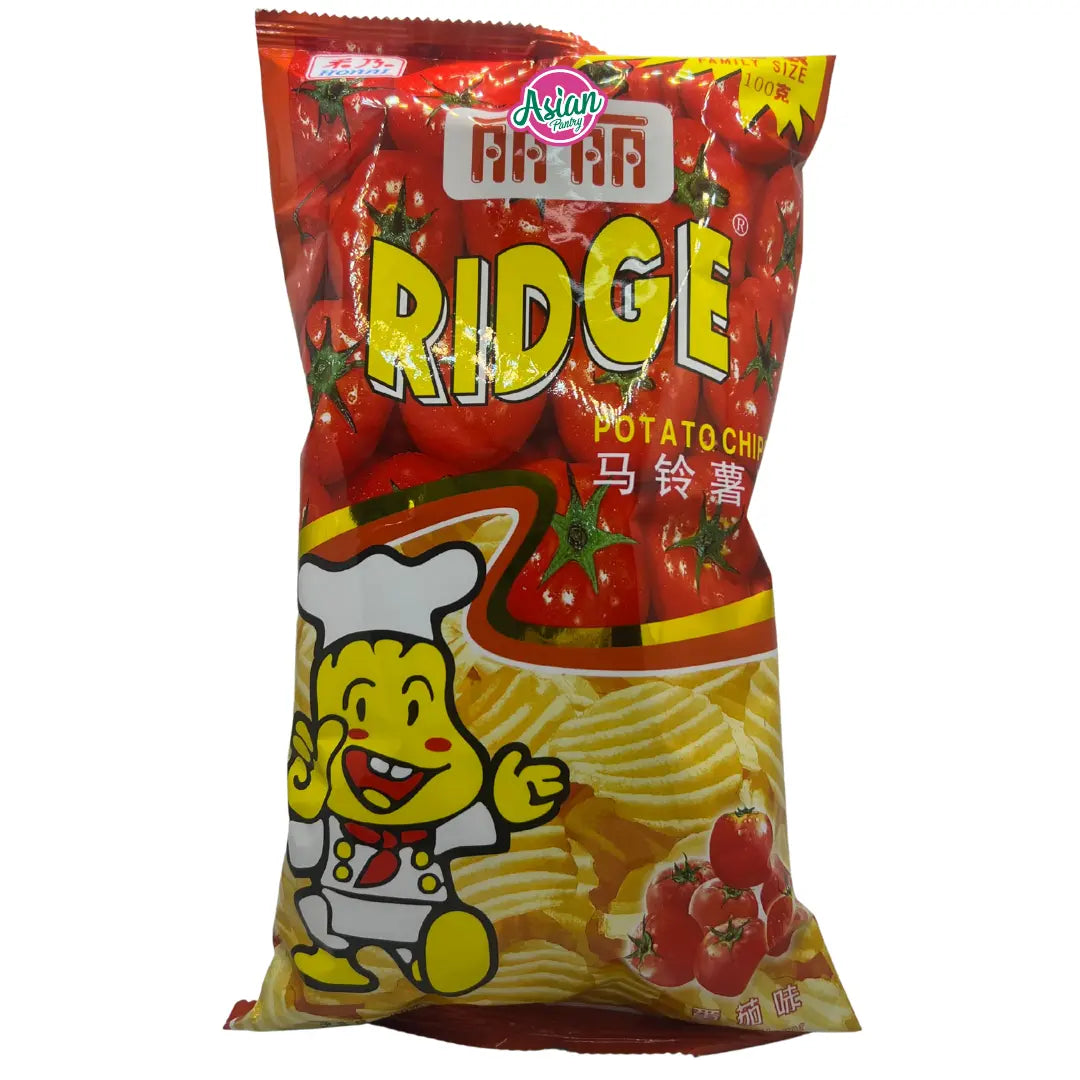 Ridge Potato Chips Tomato Flavour 100g (BBD: 04/03/2026) – Asian Pantry