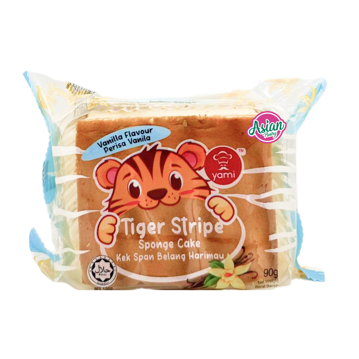Yami Vanilla Flavour Tiger Skin Cake 90g (BBD: 29/01/2026) – Asian Pantry