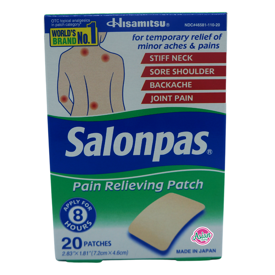 Salonpas Pain Relieving Patch 20pcs – Asian Pantry