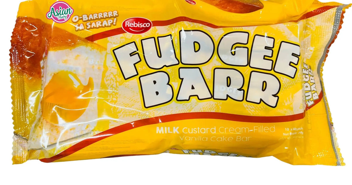 Rebisco Fudgee Barr Milk Custard Cream-Filled Vanilla Cake Bar – Asian ...