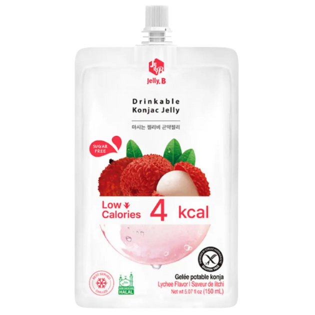 Jelly B Drinkable Konjac Jelly Lychee Flavour 150ml – Asian Pantry