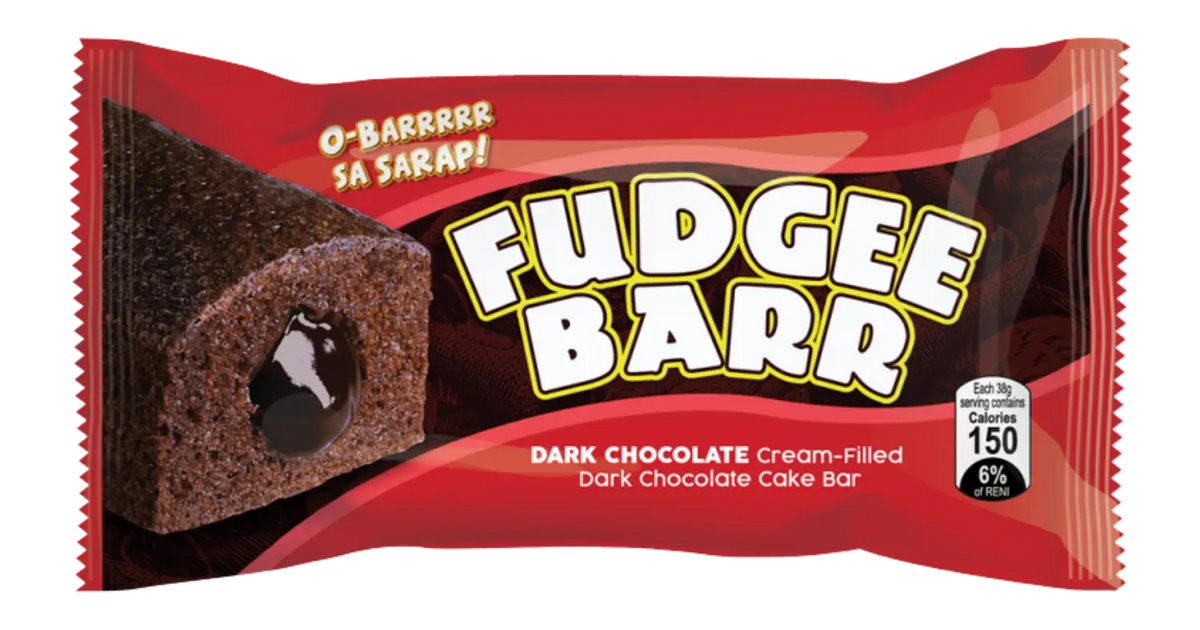 Rebisco Fudgee Barr Dark Chocolate Cream-Filled Cake Bar – Asian Pantry