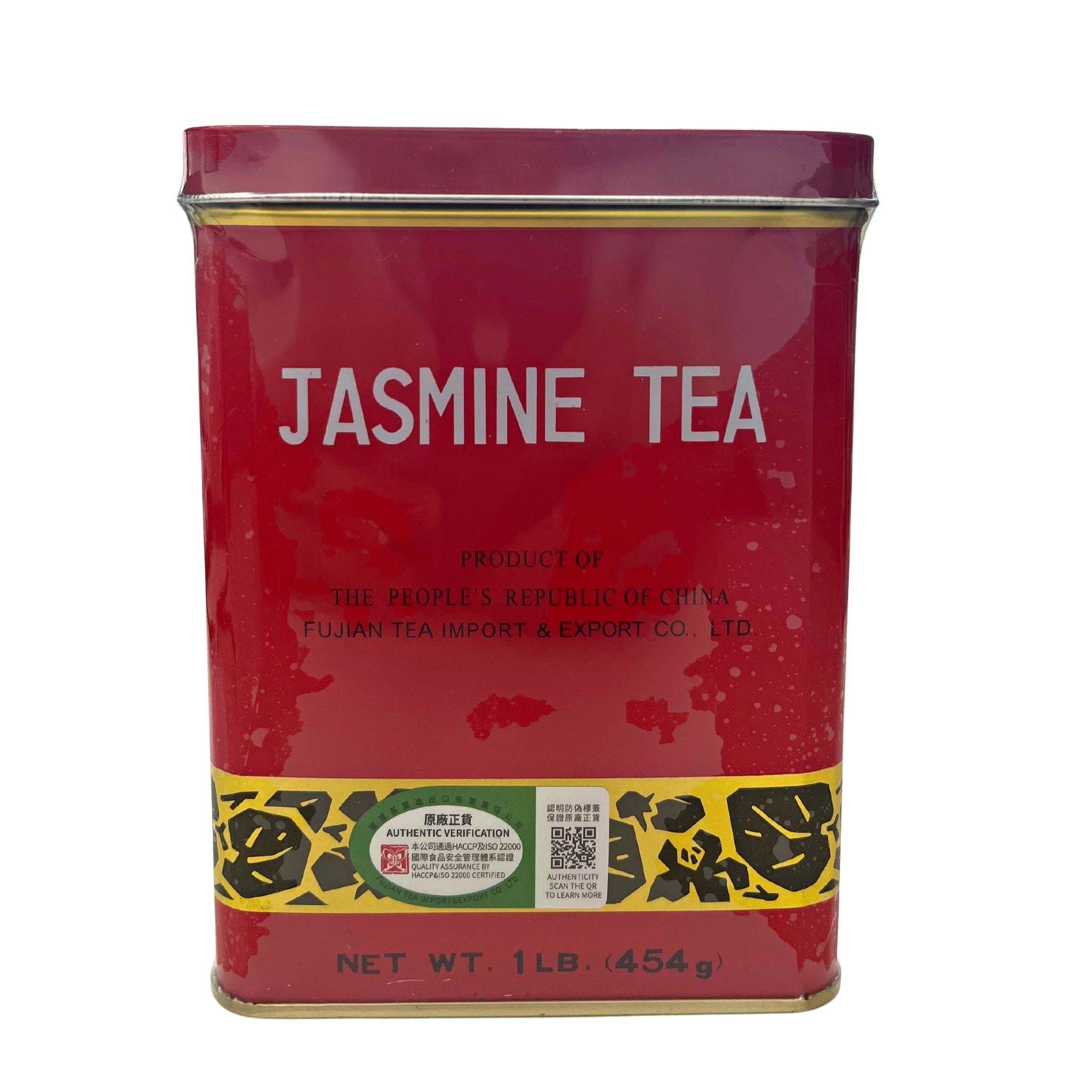 Fu Jian Jasmine Tea Tin No 2062 (Red) 454g - Asian Pantry | Asian Grocery