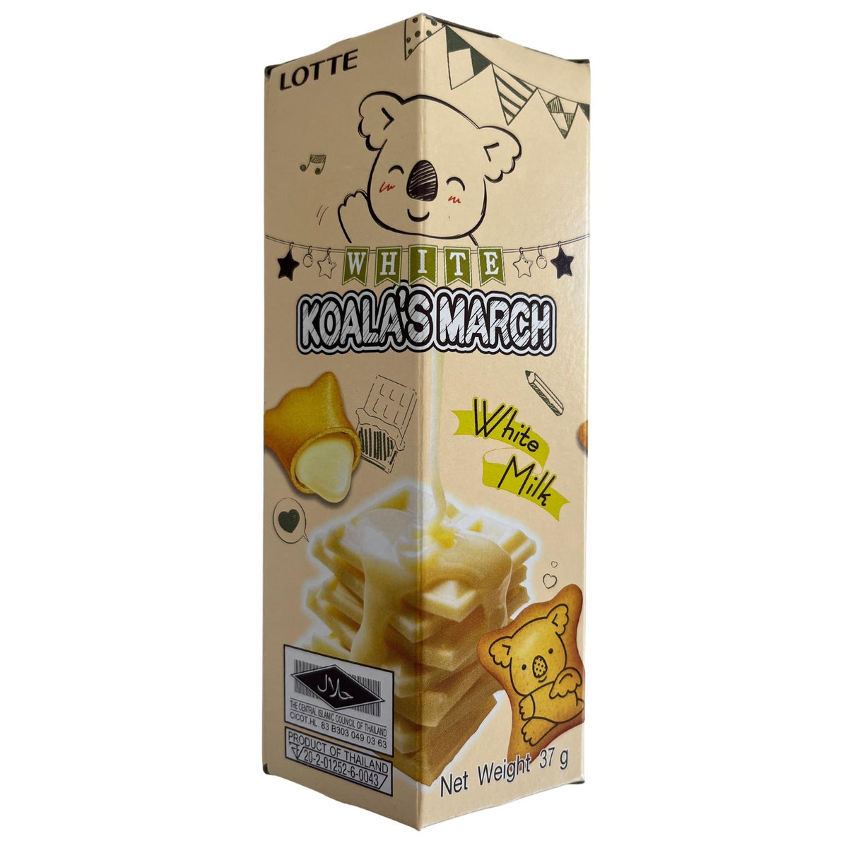 Lotte Koalas March White Milk with Cheese 37g - Asian Pantry | Asian ...
